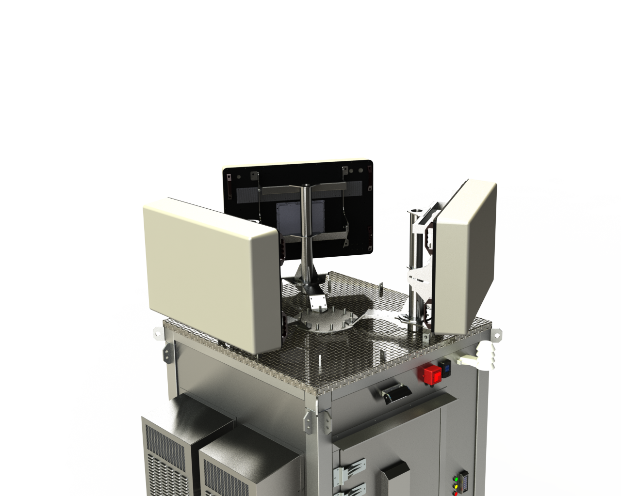 120° e-beam forming radar support - Micro Shelter Solution